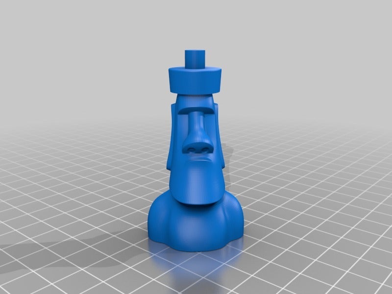 Moai Chess Set par tetralite | Téléchargez gratuitement un modèle STL ...