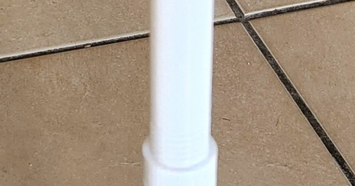 telescopic (M20 thread) rod by hellbourne | Download free STL model ...