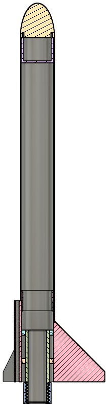 3D printed hybrid rocket v1 by Ohu111 | Download free STL model ...