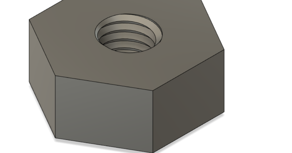 M6 Nut by GrzewikPL | Download free STL model | Printables.com
