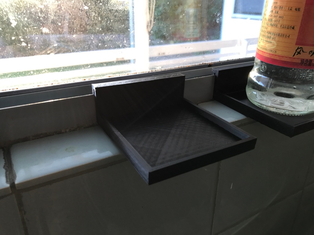 Window Sill Shelf Extension by Rittai 3D Design | Download free STL ...