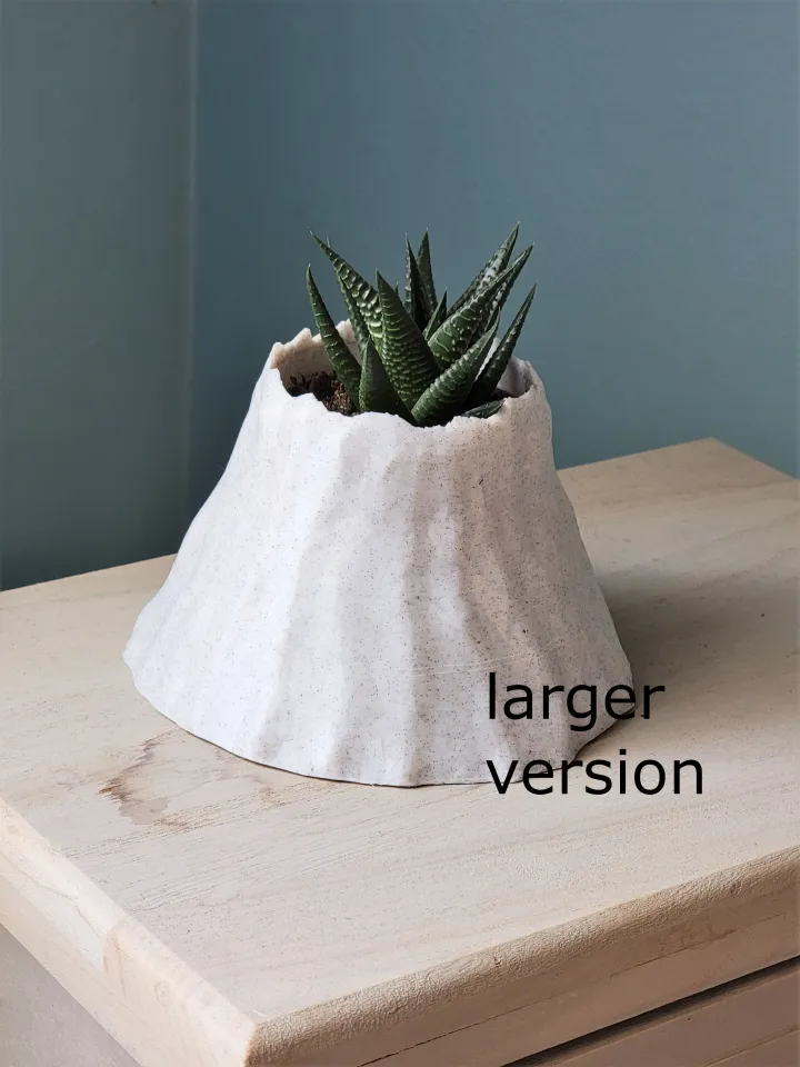 Erupting Volcano Planter by Three_Body_Problem | Download free STL ...