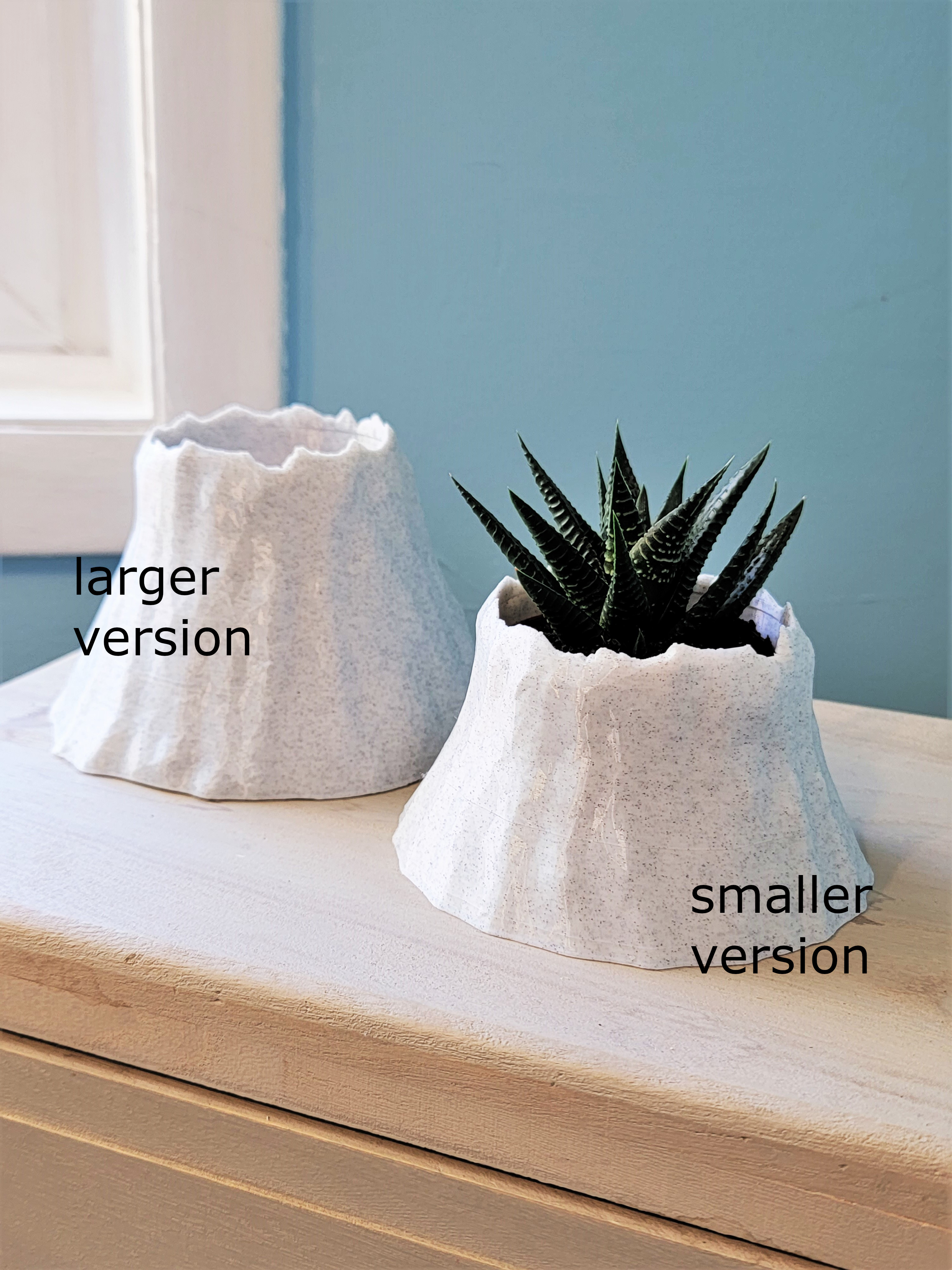 Erupting Volcano Planter by Three_Body_Problem | Download free STL ...