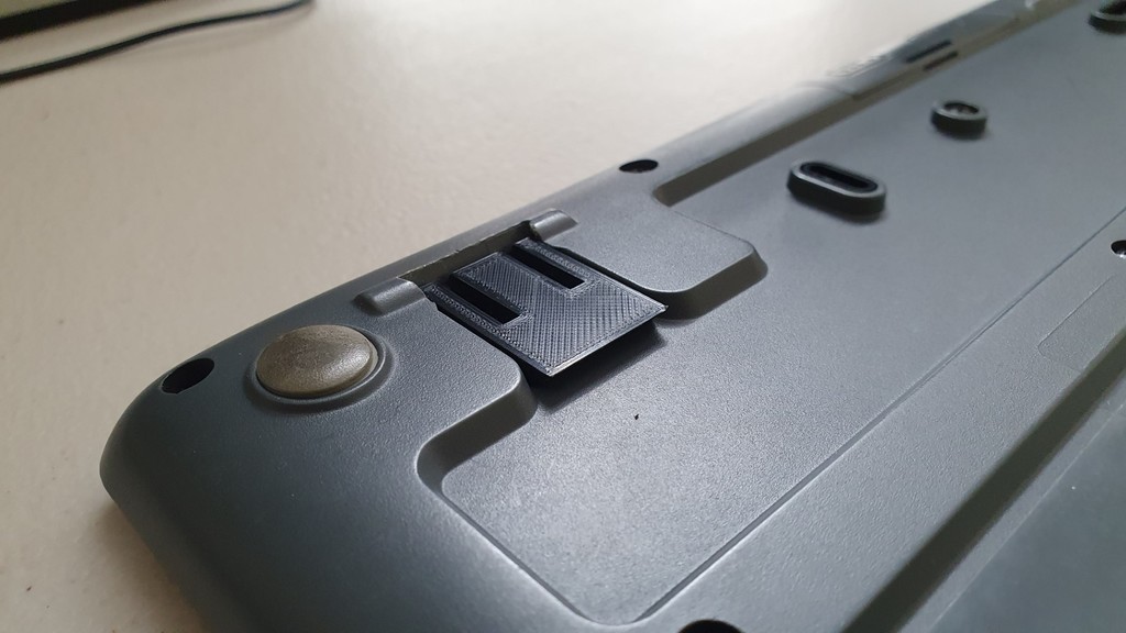 Logitech keyboard leg by marlosm | Download free STL model | Printables.com