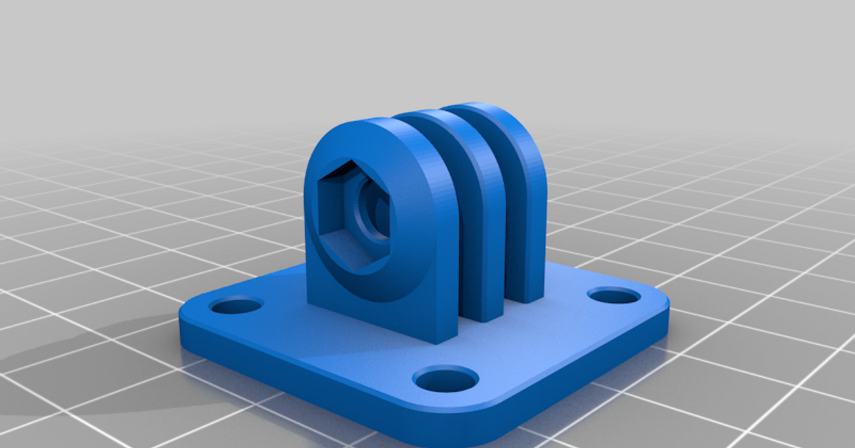 Snapmaker 2.0 GoPro mount by marlosm | Download free STL model ...