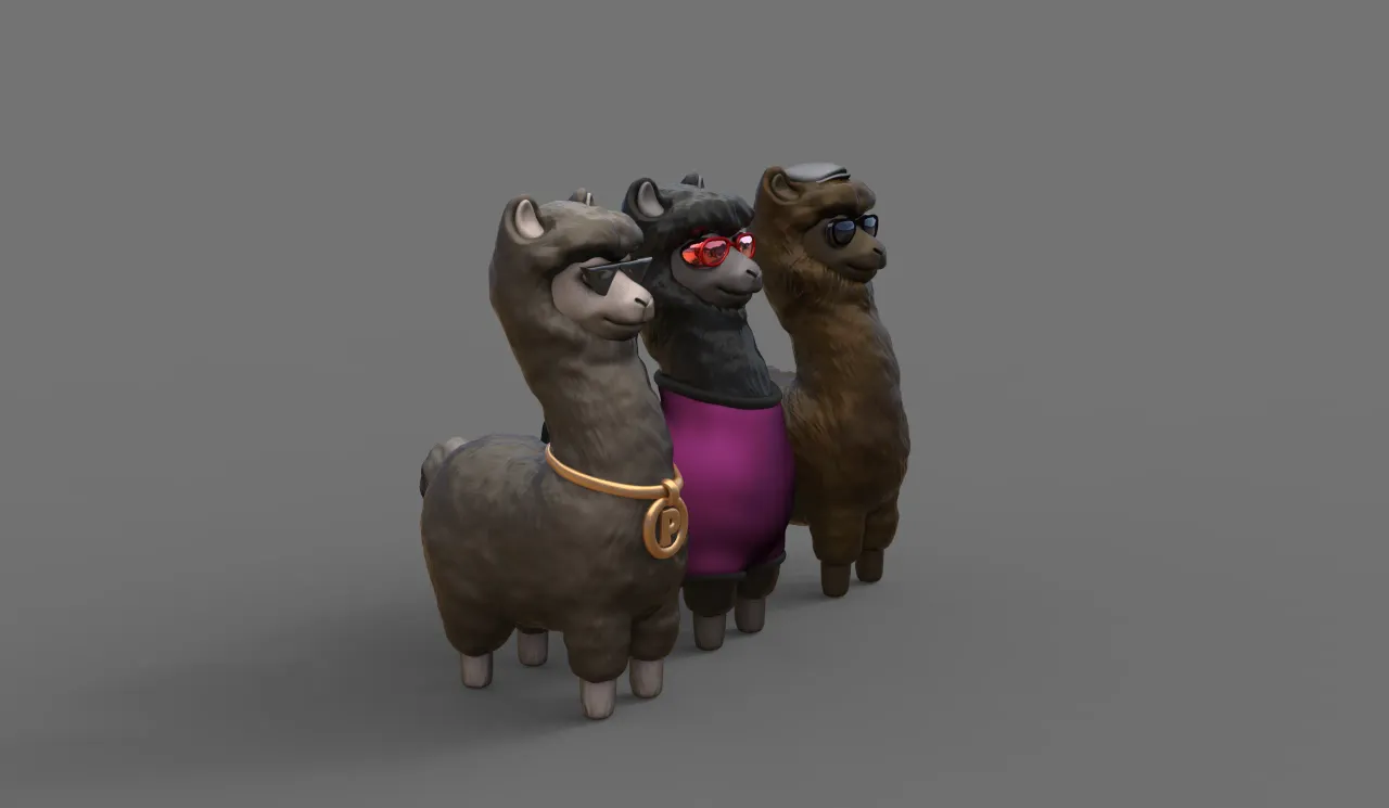Alpacas by Wekster | Download free STL model | Printables.com
