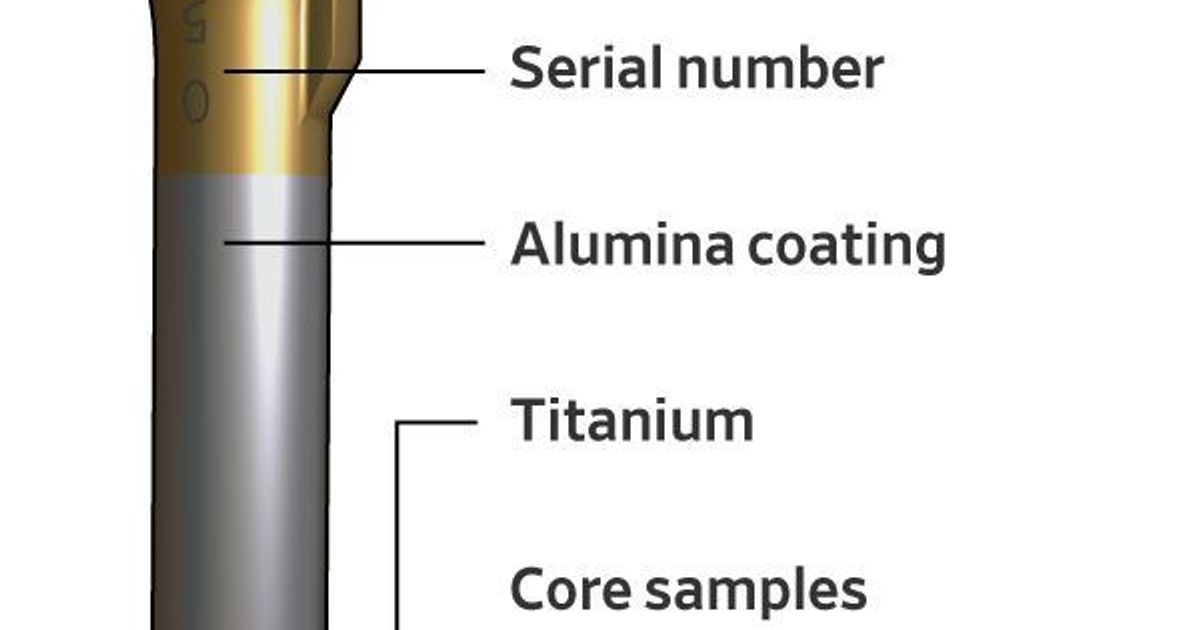 Perseverance sample tube von Robbe | Kostenloses STL-Modell ...