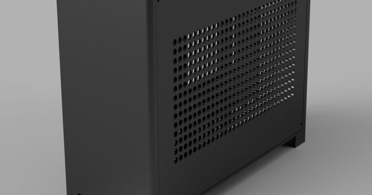 Mini-ITX/Mini-DTX Case Full size GPU by Kilian Gosewisch | Download ...
