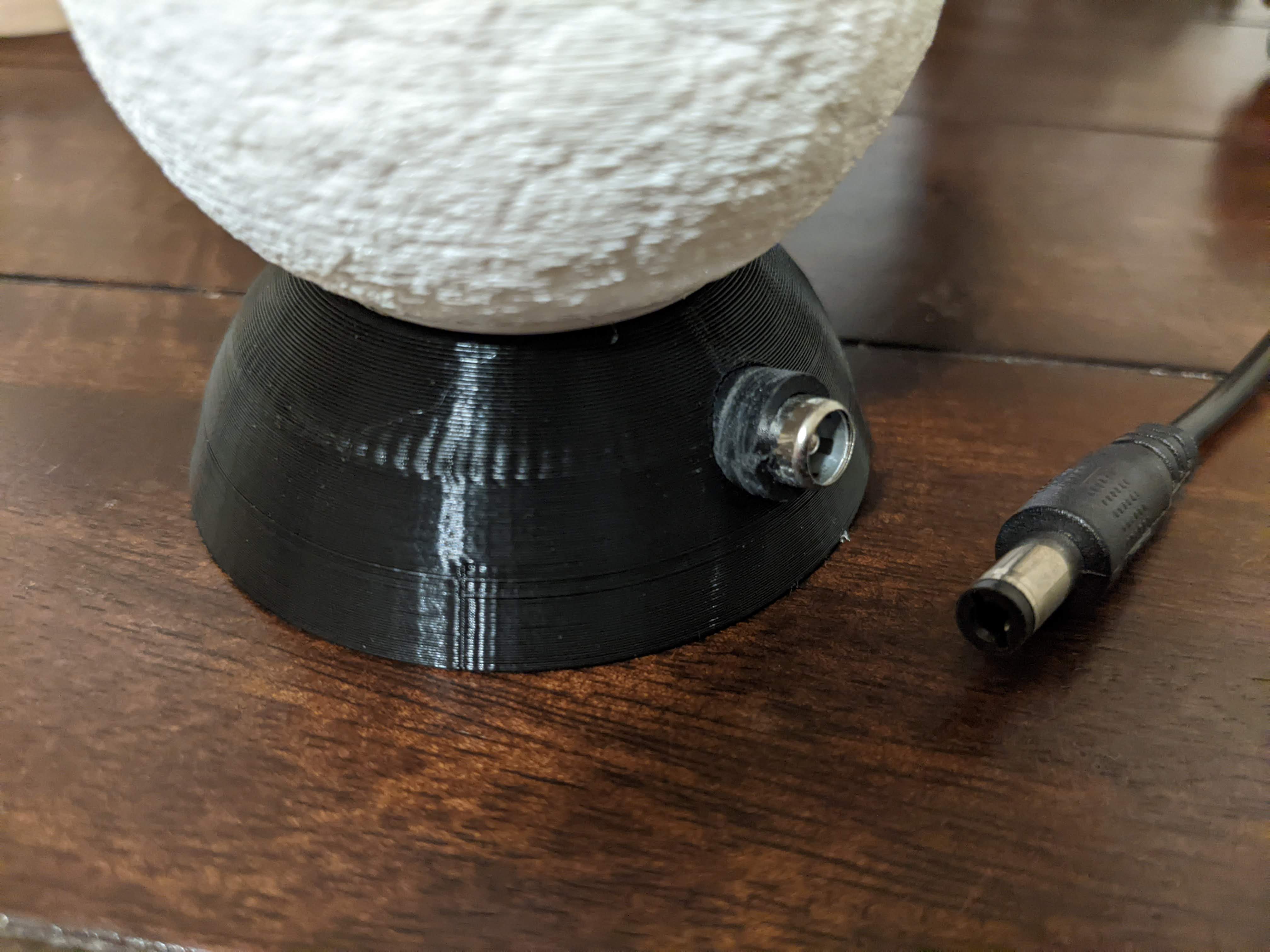 Moon Lamp Base for 2.5" version by MrCodeWeaver | Download free STL ...