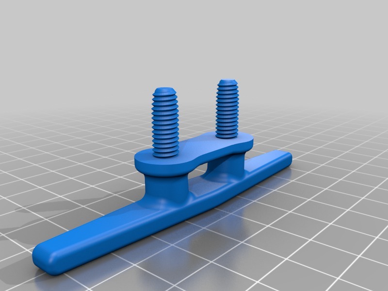 EZ Print Boat Cleat With Bolts by SmilingImpact | Download free STL ...