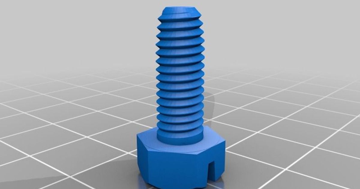 M6 Hex Bolt and Nut autorstwa SmilingImpact | Pobierz darmowy model STL ...