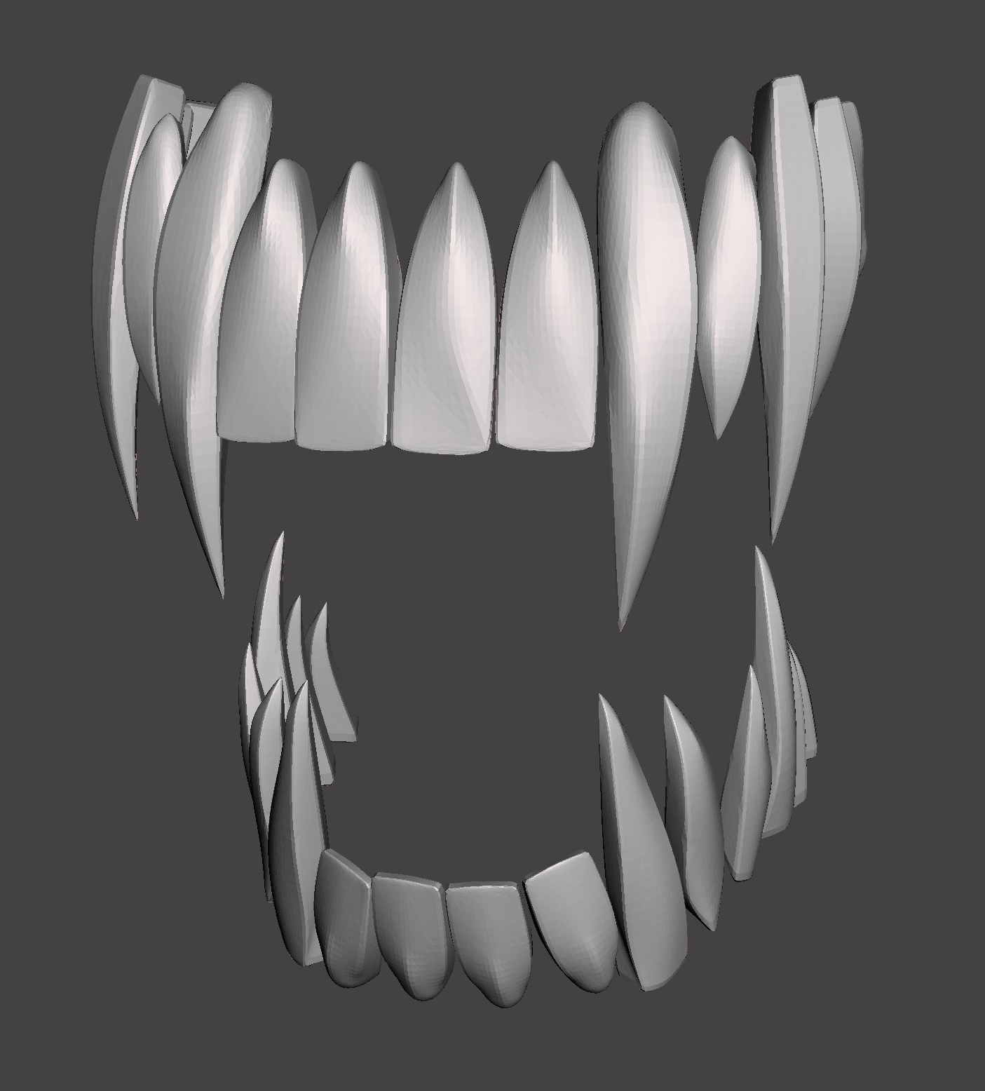 Alien Queen Teeth (full Size wall mount) por Jace1969 | Descargar ...