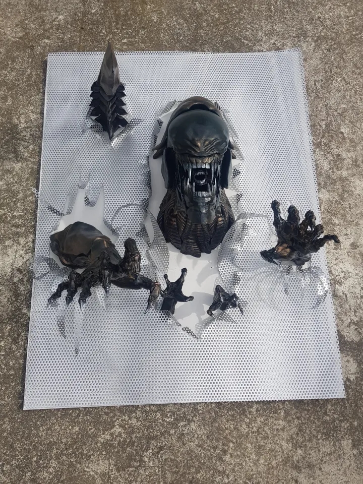 Alien Queen Teeth (full Size wall mount) by Jace1969 | Download free ...