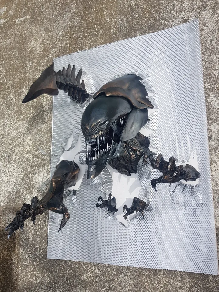 Alien Queen Teeth (full Size wall mount) by Jace1969 | Download free ...