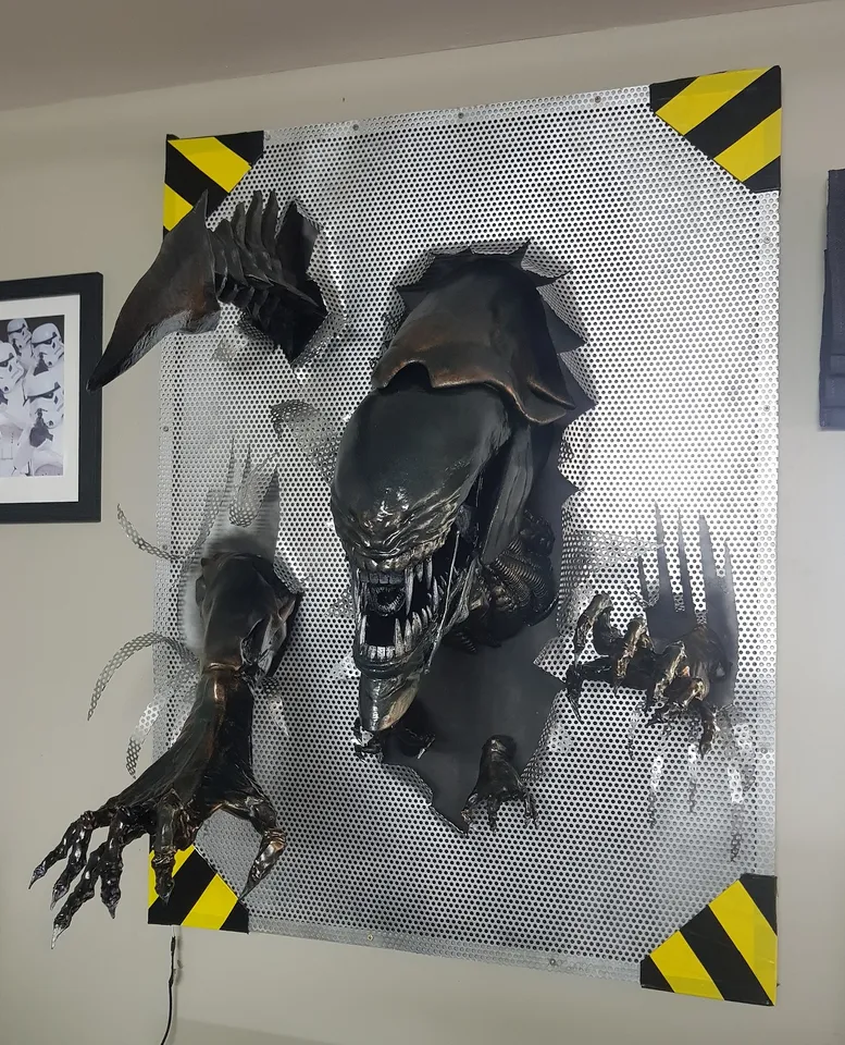 Alien Queen Teeth (full Size wall mount) by Jace1969 | Download free ...