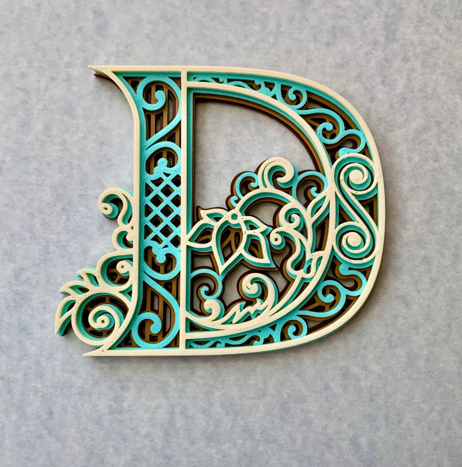 Ornate Letter D