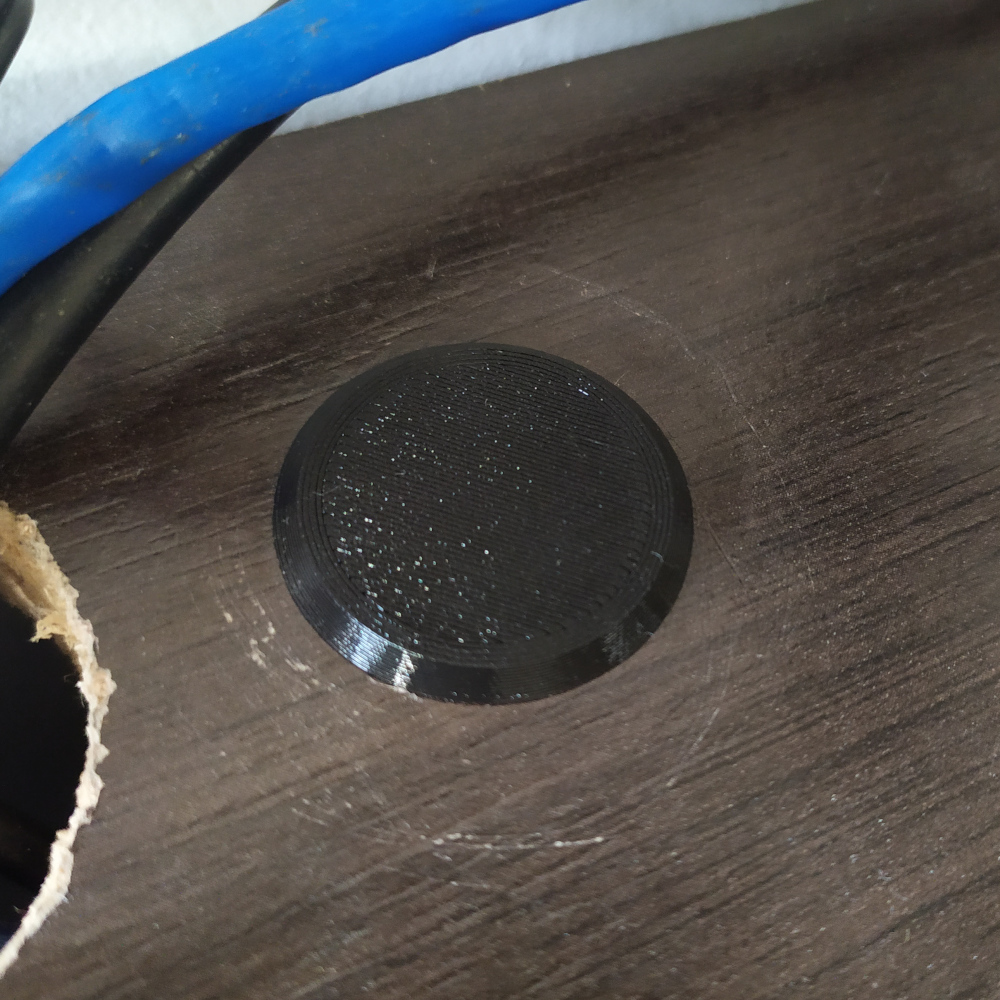 Desk hole cap by freakrho | Download free STL model | Printables.com