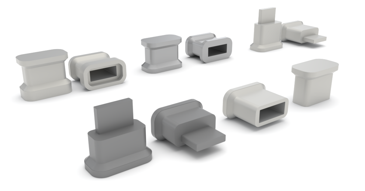 USB cap male-female by Velex | Download free STL model | Printables.com