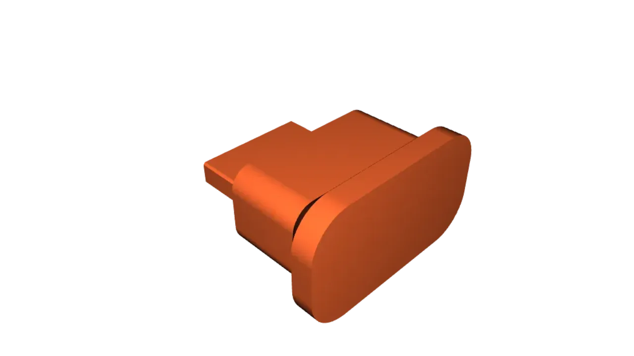 USB cap male-female by Velex | Download free STL model | Printables.com