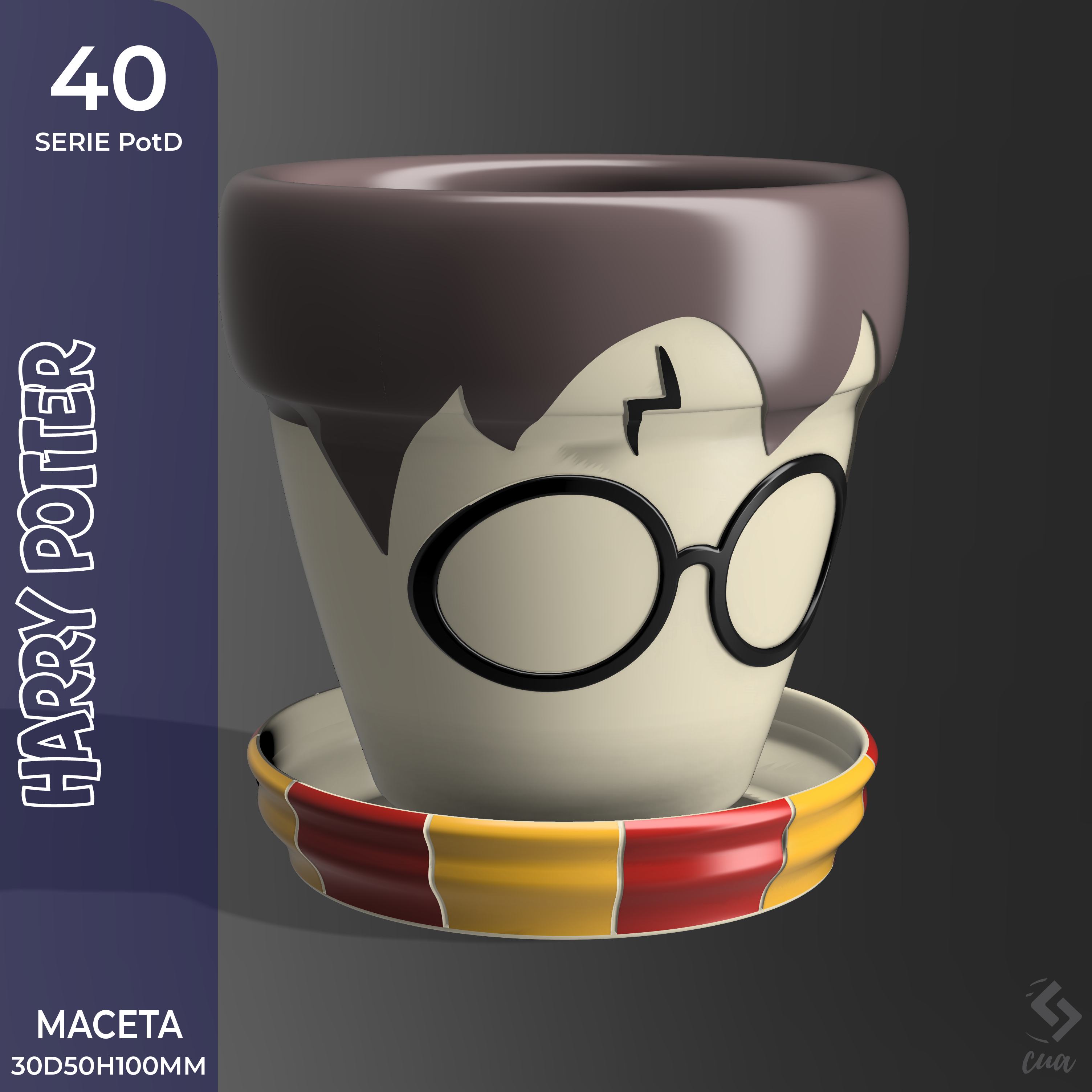 Pot D_40 by 3Dcua | Download free STL model | Printables.com