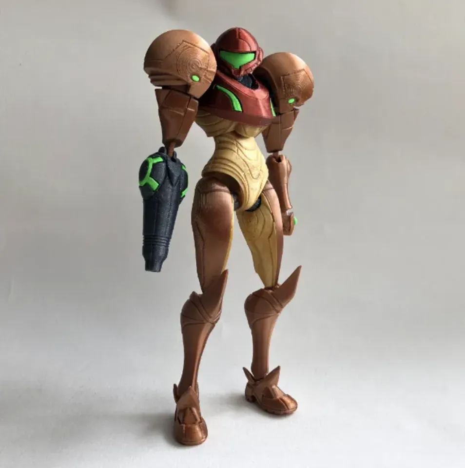 Samus from Metroid Articulated Figure by OpenFigure3D | Download free ...