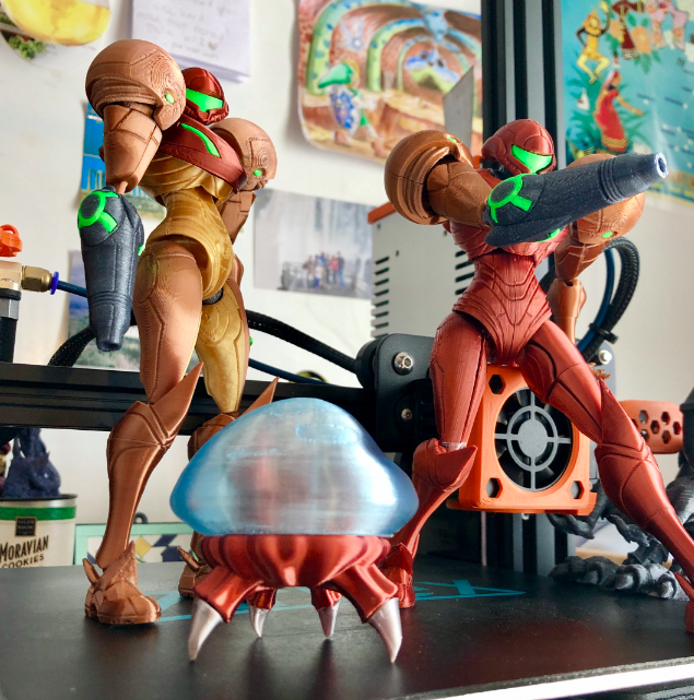 Samus from Metroid Articulated Figure by OpenFigure3D | Download free ...