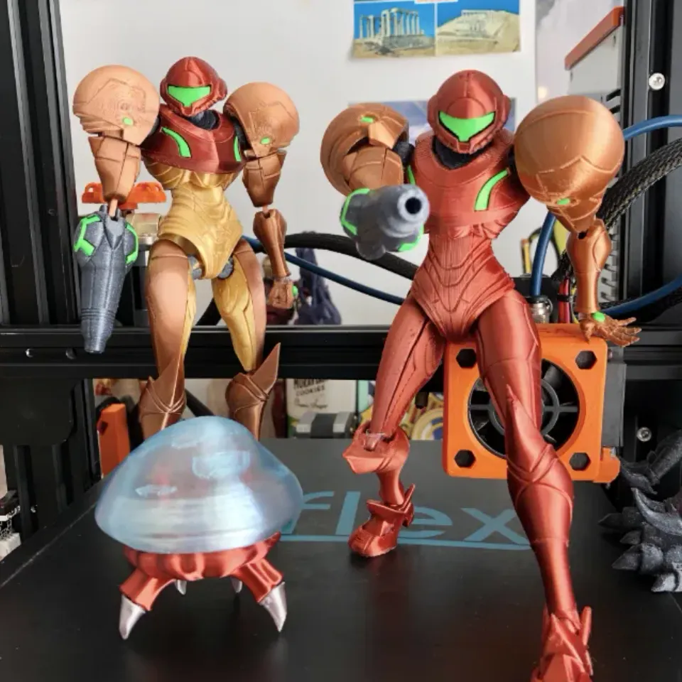 Samus from Metroid Articulated Figure by OpenFigure3D | Download free ...