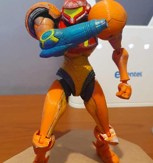 Samus from Metroid Articulated Figure by OpenFigure3D | Download free ...