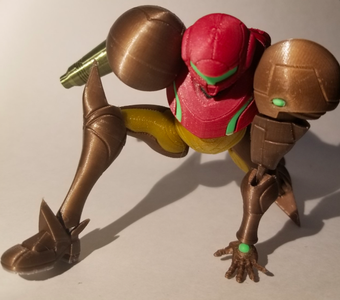 Samus from Metroid Articulated Figure by OpenFigure3D | Download free ...