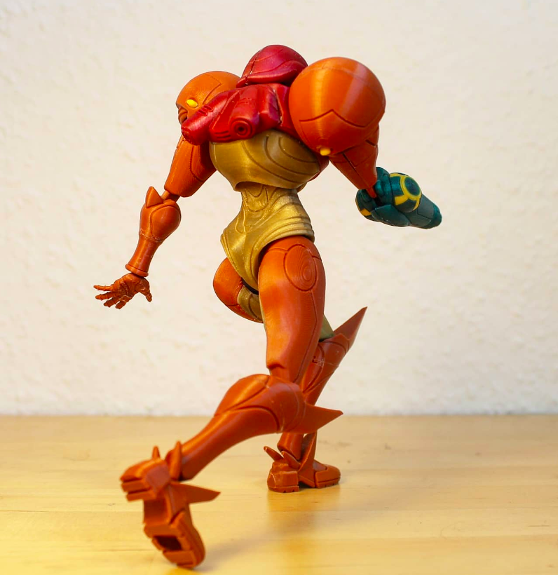 Samus from Metroid Articulated Figure by OpenFigure3D | Download free ...