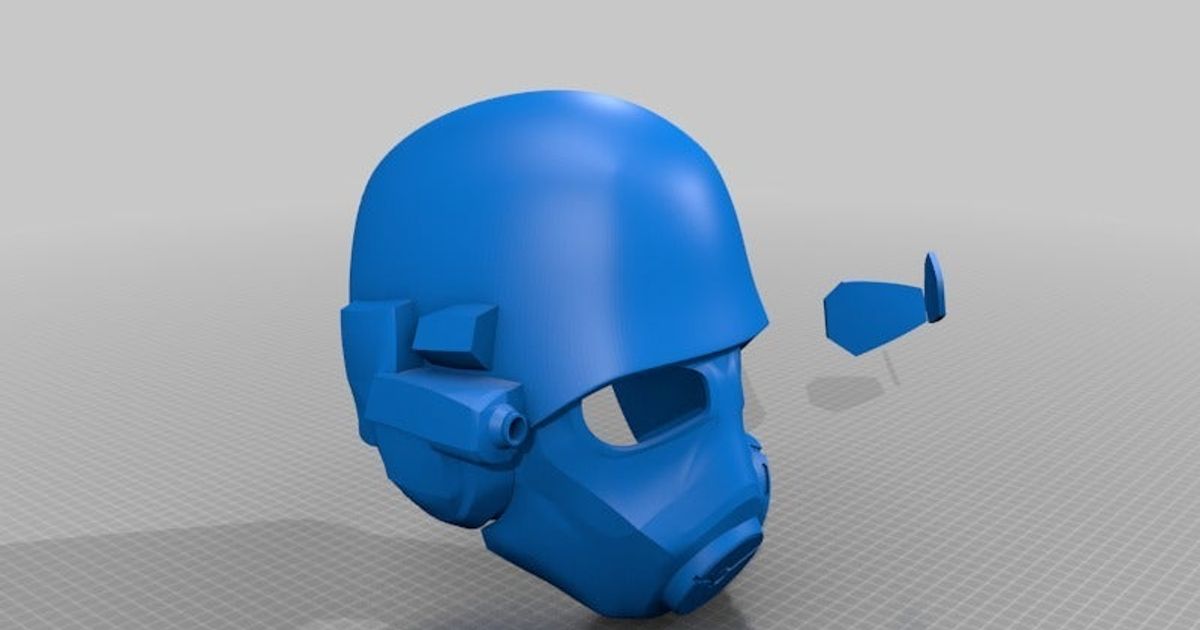 Fallout NCR Ranger Helmet Mask by Jace1969 | Download free STL model ...