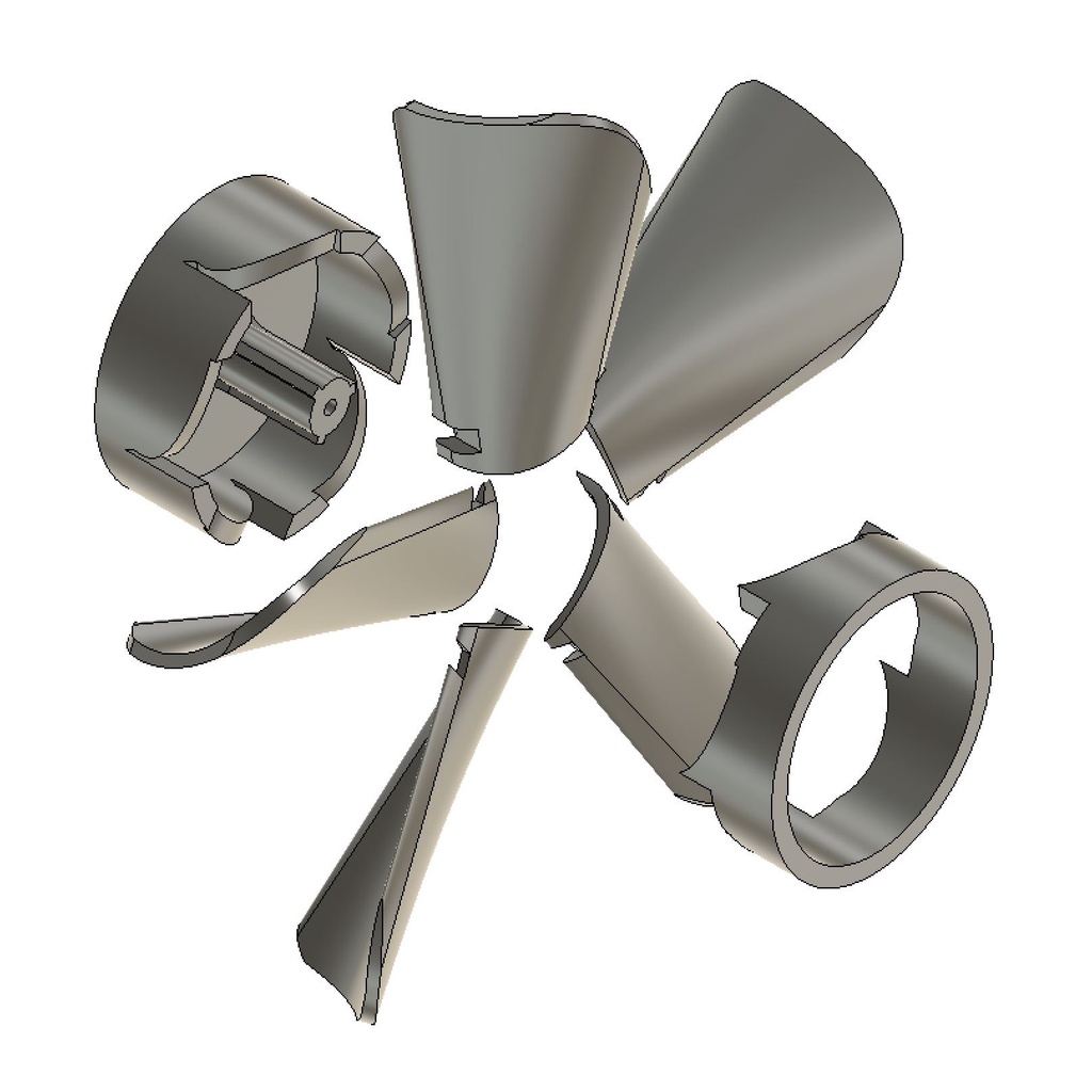Fan Blads by ioneng | Download free STL model | Printables.com