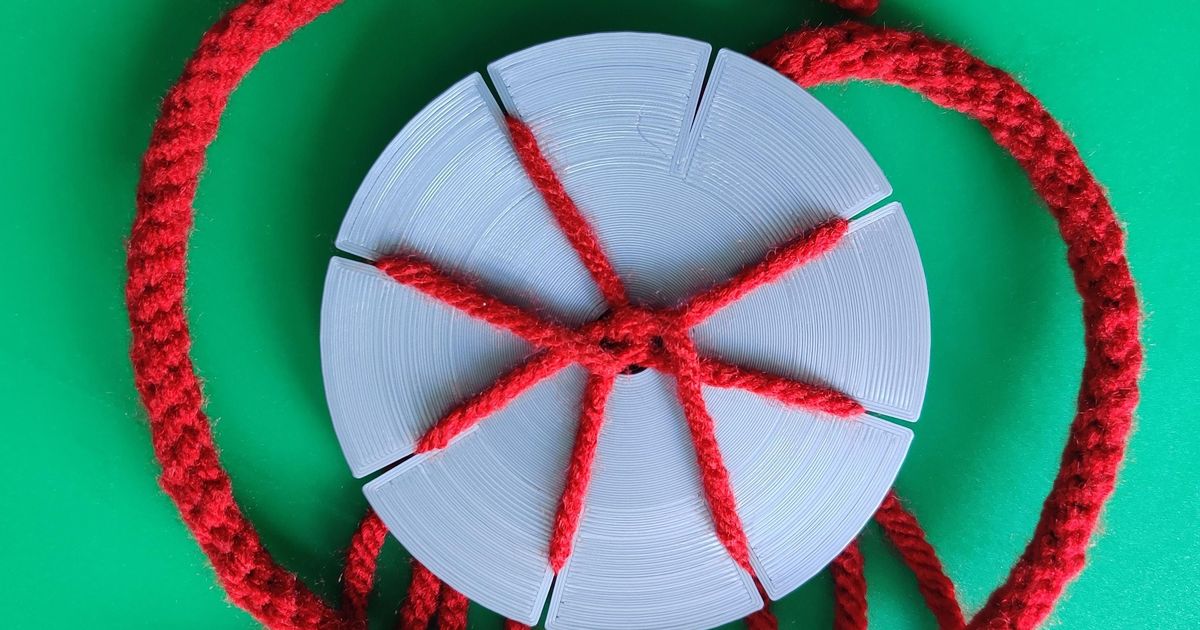 Cord Knitting Wheel by Viermalbe | Download free STL model | Printables.com