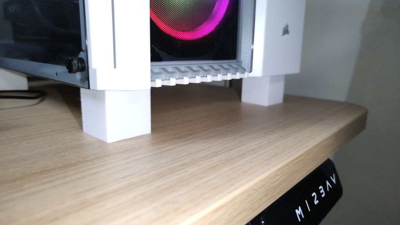 Desktop PC Case Lifter Foot by ULQqu | Download free STL model ...
