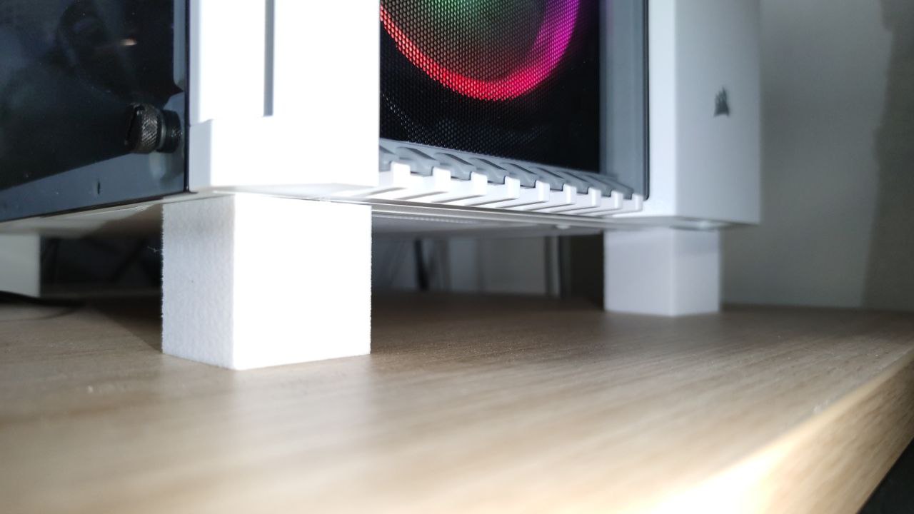 Desktop PC Case Lifter Foot by ULQqu | Download free STL model ...