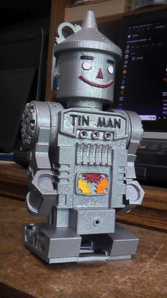 Scale walking "Remco" Tin Man robot by robothut | Download free STL ...
