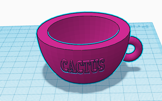 Cup as a flowerpot by Michaela Rejmontová | Download free STL model ...