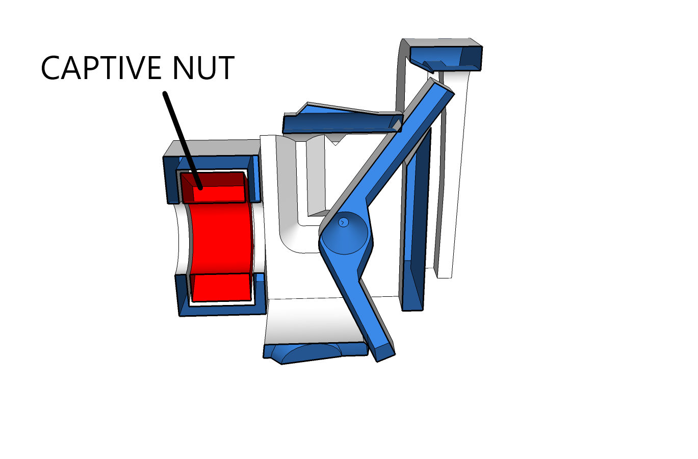 Magnetic Device (Phone) Captive Nut Tripod Mount With Quick Release ...