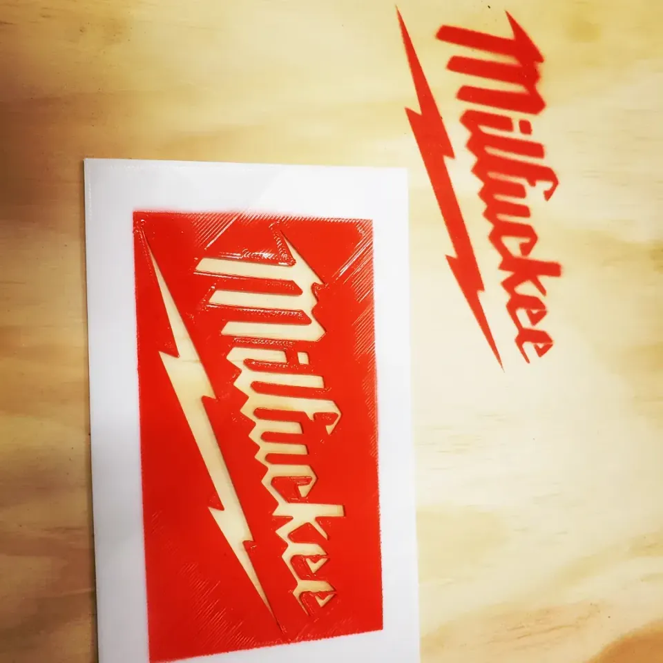 Milwaukee Stencil by Vandelayandco | Download free STL model ...
