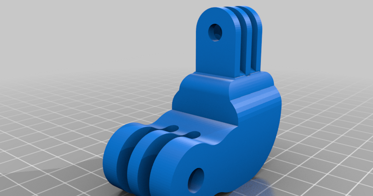 Raspberry Pi CAM Elbow w/ GoPro attachment by LeeOtts | Download free ...