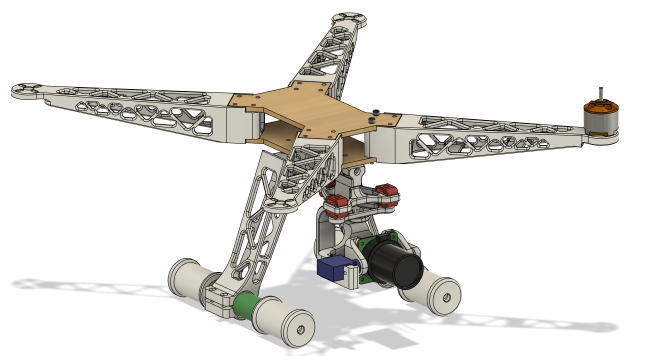Raspberry Pi HQ Camera Drone Gimbal by milos | Download free STL model ...