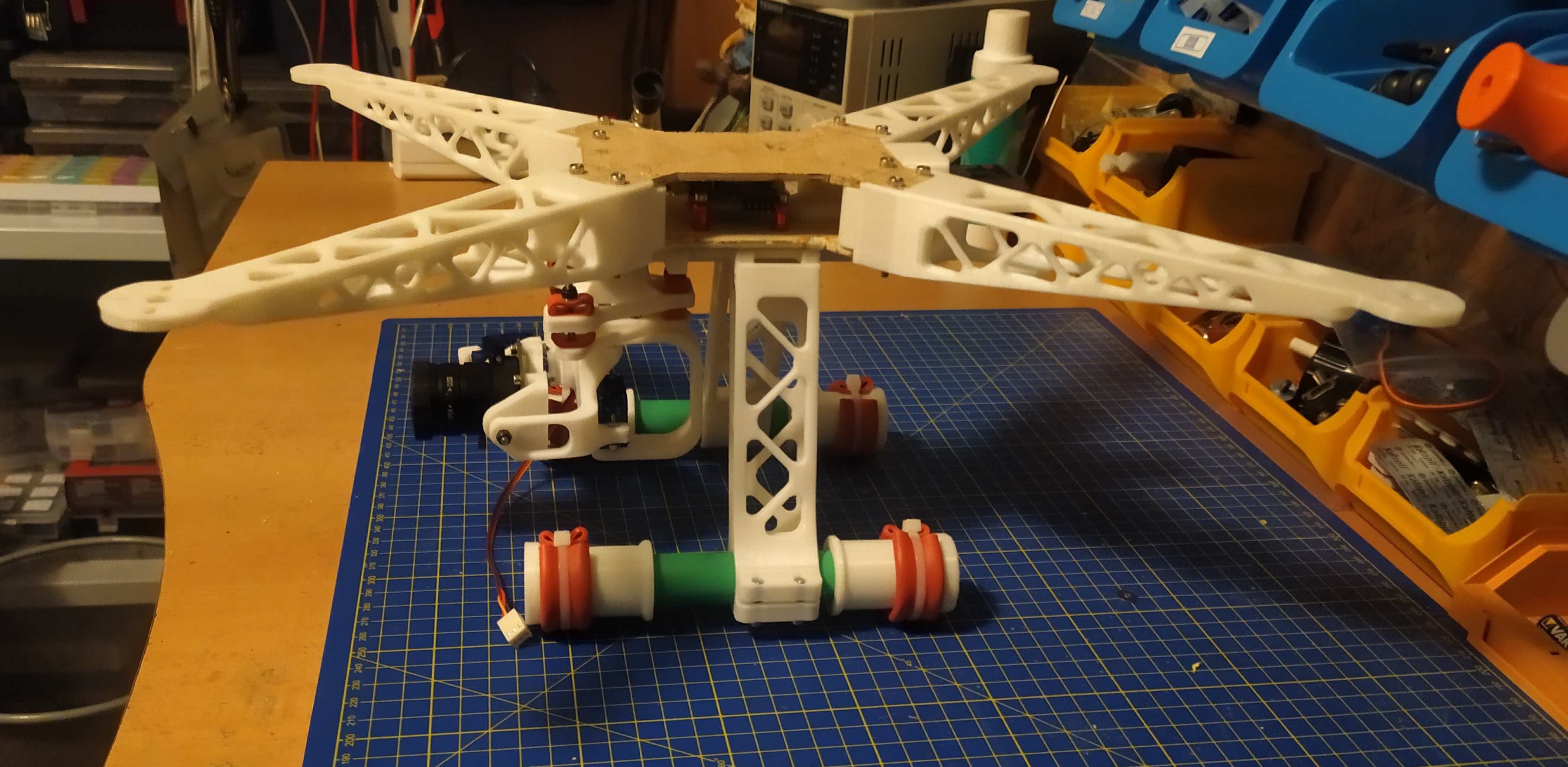Raspberry Pi HQ Camera Drone Gimbal by milos | Download free STL model ...