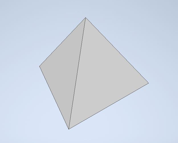 four sided die (d4) by Xavier | Download free STL model | Printables.com