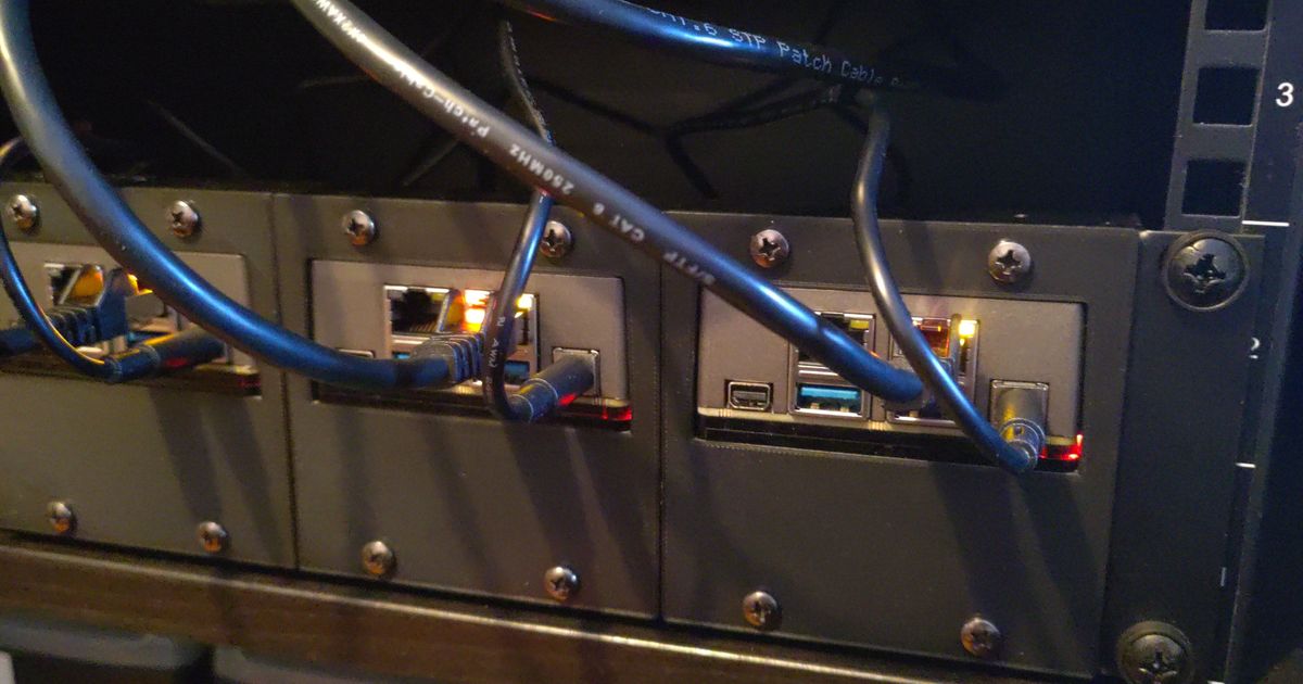 MP-1 Rack: ZimaBoard 2U Rack Mount by orax | Download free STL model ...