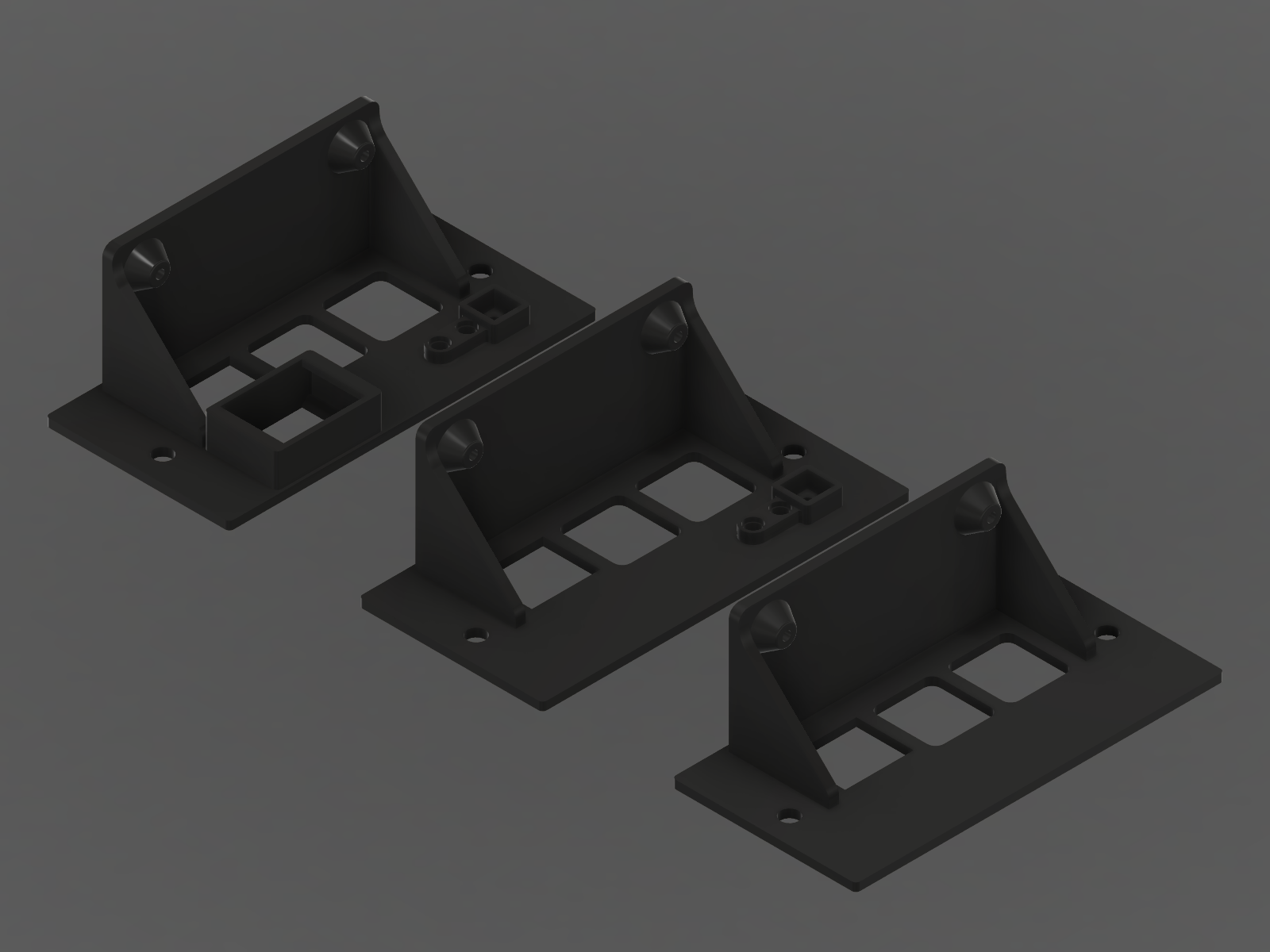 MP-1 Rack: Raspberry Pi 2 & 3 2U Rack Mount by orax | Download free STL ...