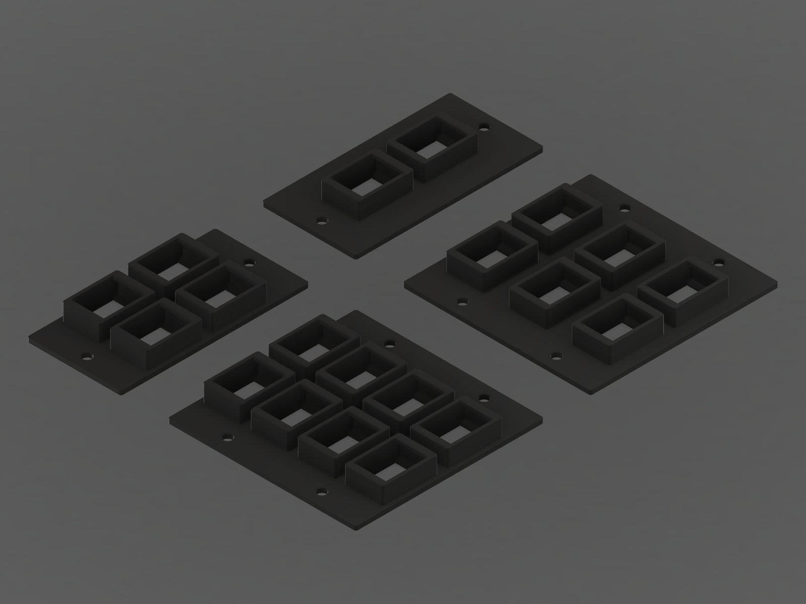 MP-1 Rack: Keystone 2U Rack Mount por orax | Descargar modelo STL ...