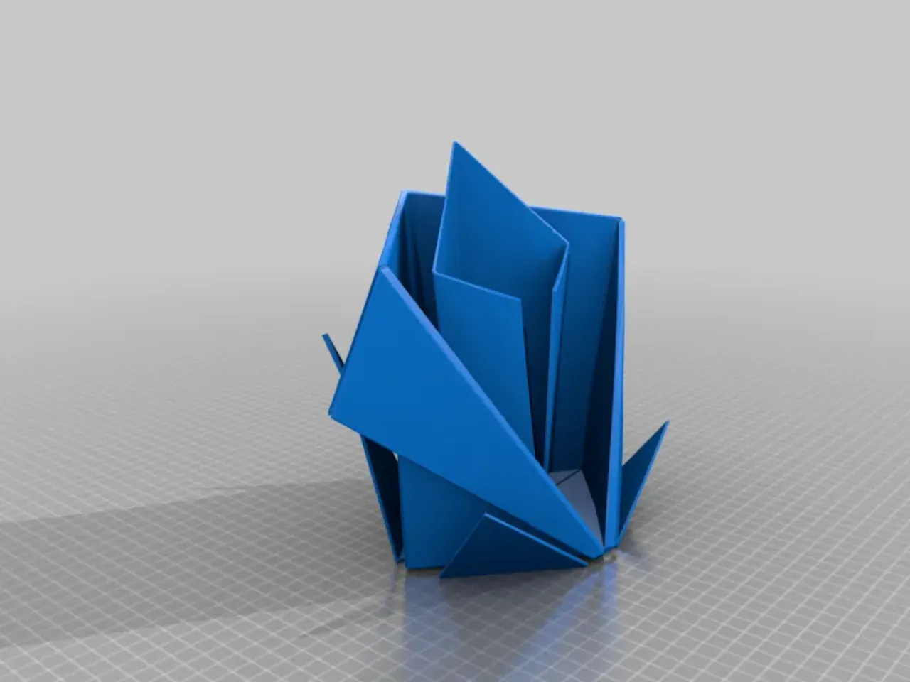 Origami Rose in 2 parts by Sci3D | Download free STL model | Printables.com