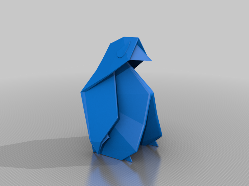 Origami Penguin by Sci3D | Download free STL model | Printables.com