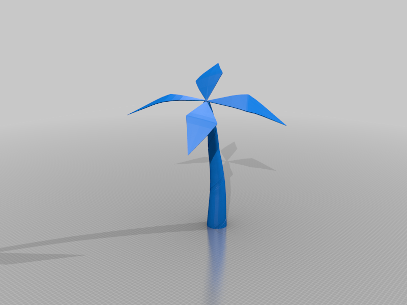 Origami Palm Tree by Sci3D | Download free STL model | Printables.com