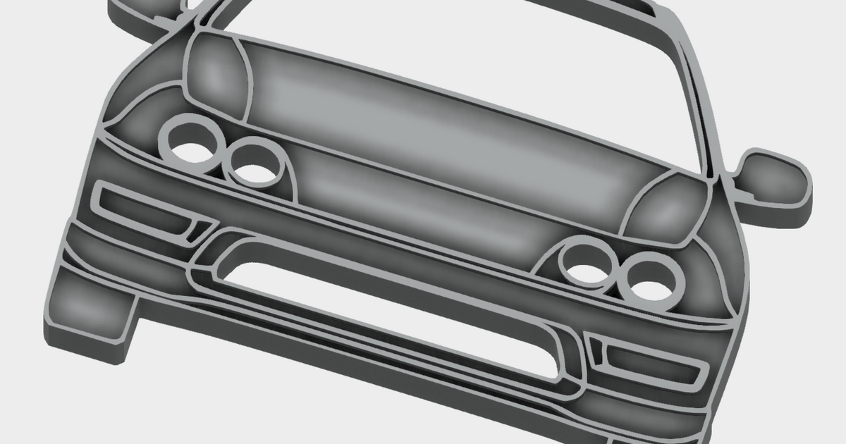 Acura Integra Front View by The QuickSilver | Download free STL model ...